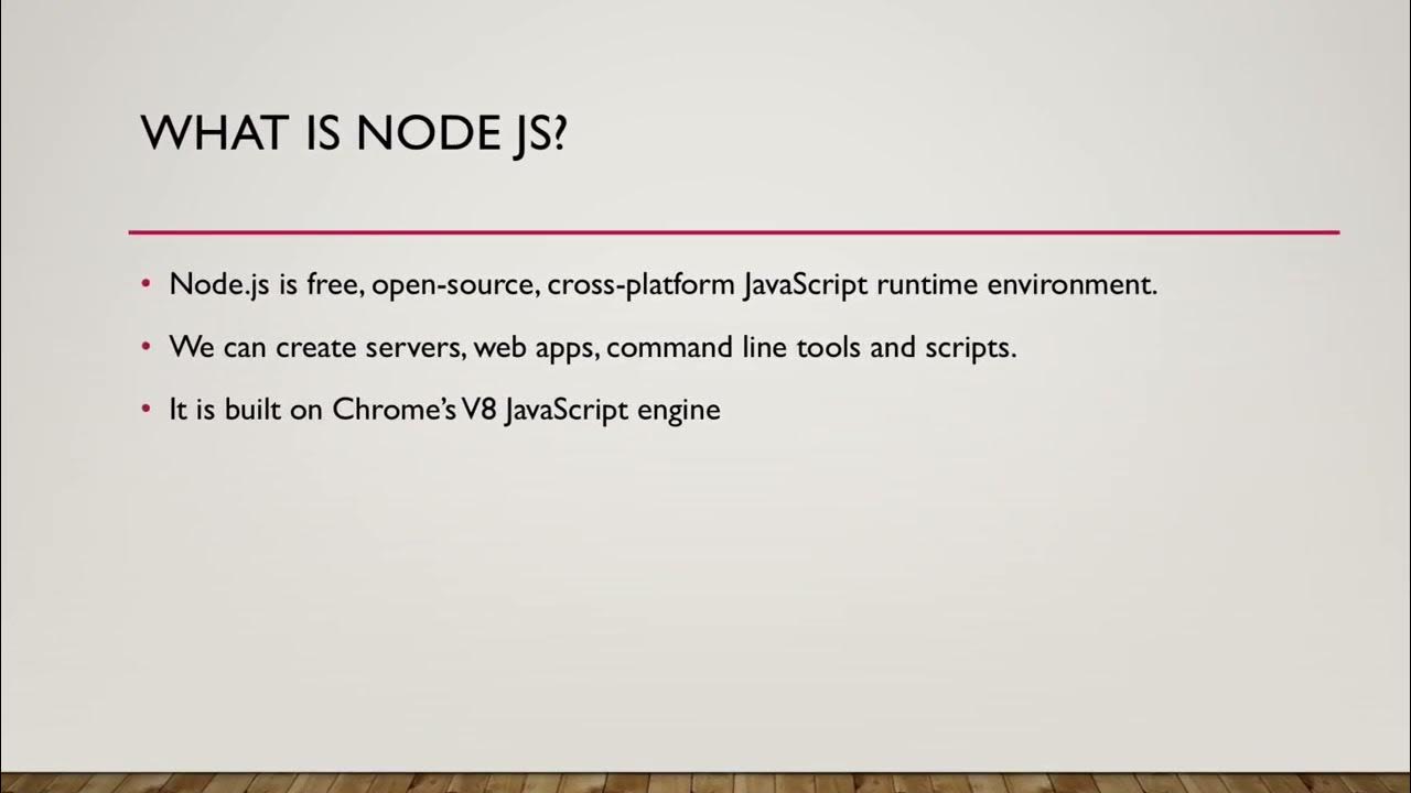 Part:1 What is Node.js?Beginners platform #nodejs #developer #basics - YouTube