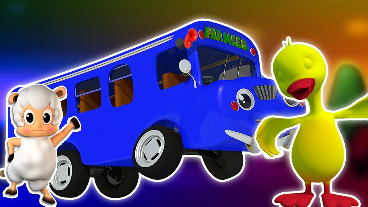 rodas no ônibus | musica infantil brasileira | Wheels on the Bus Song ...