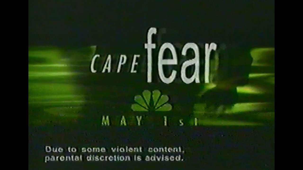 Cape Fear NBC TV Promo (1994) | Network Premiere Movie Spot | VHS Rip 🔪 ...