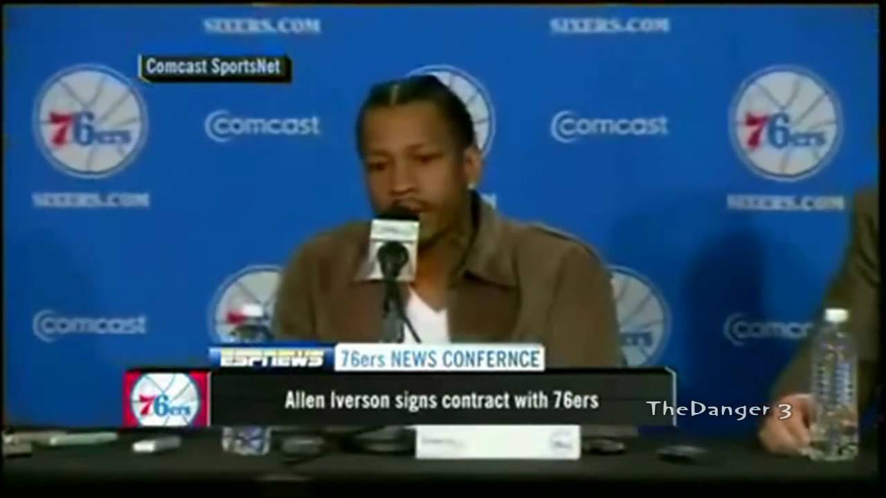 Allen Iverson at his Press Conference ( FULL Iterview ) - YouTube