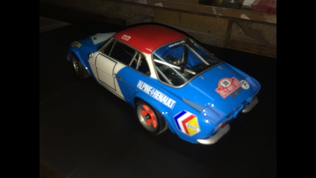 Vintage Tamiya 1/10 alpine A110 chassis m02 propulsion, sans freins ...