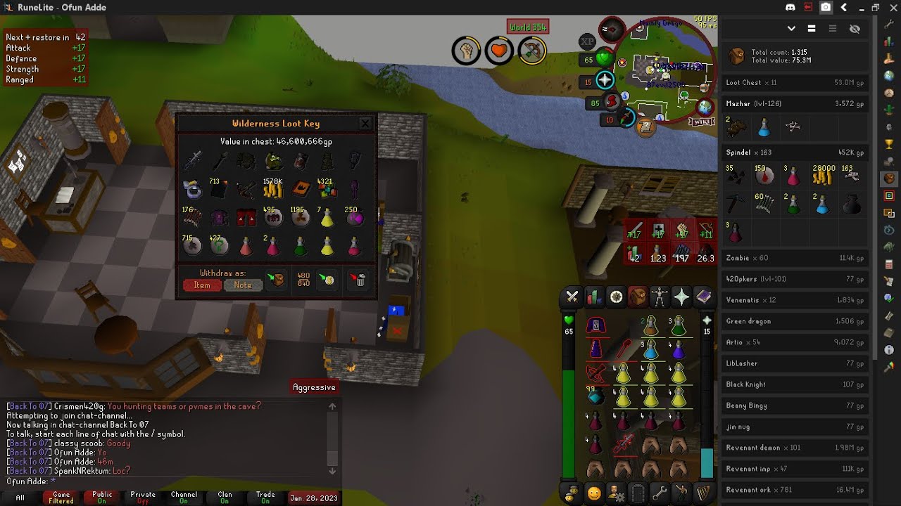 [OSRS] Nice Lured for 46M wilderness Rework! - YouTube