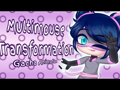 [MIRACULOUS LADYBUG] Multimouse Transformation | Gacha Club Tweening Animation