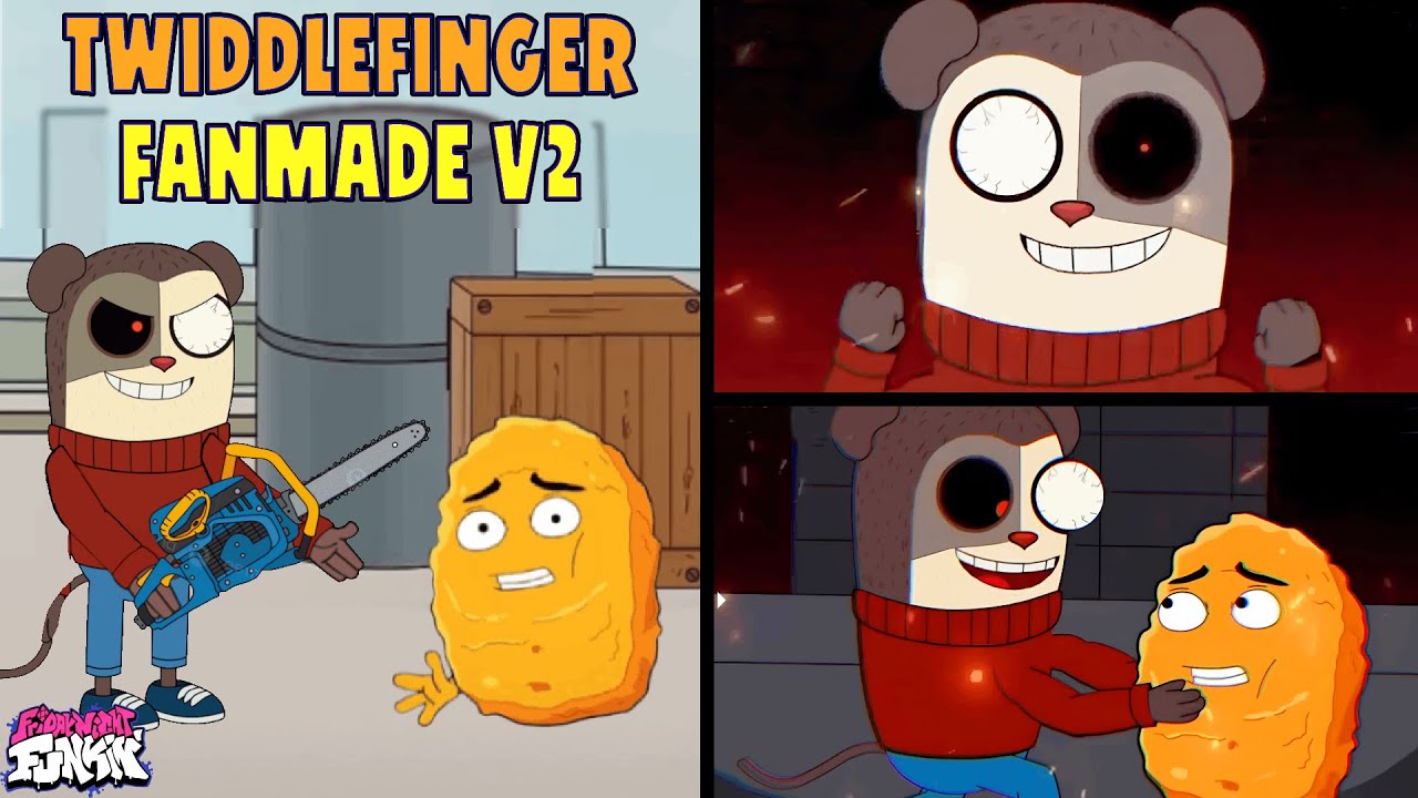 FNF: TWIDDLEFINGER // Fanmade V2 // Vs Singing Nugget Friday Night ...