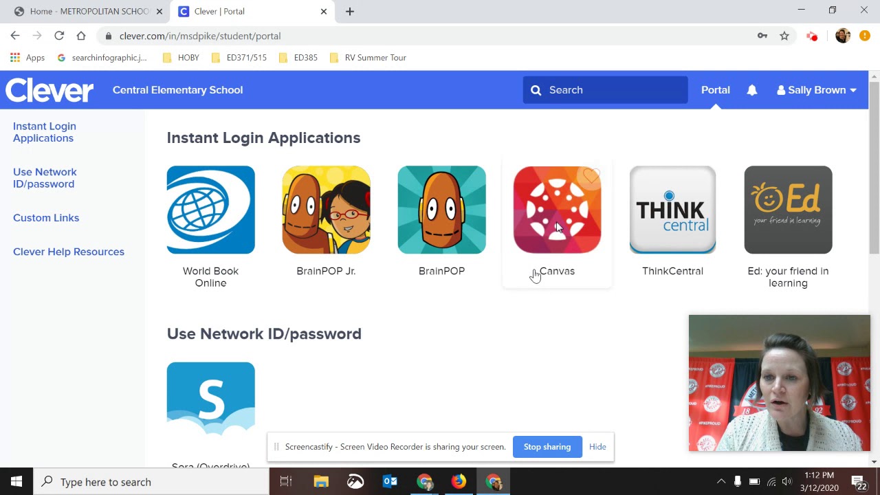 Pike Township Students: Log in to Clever and Canvas - YouTube