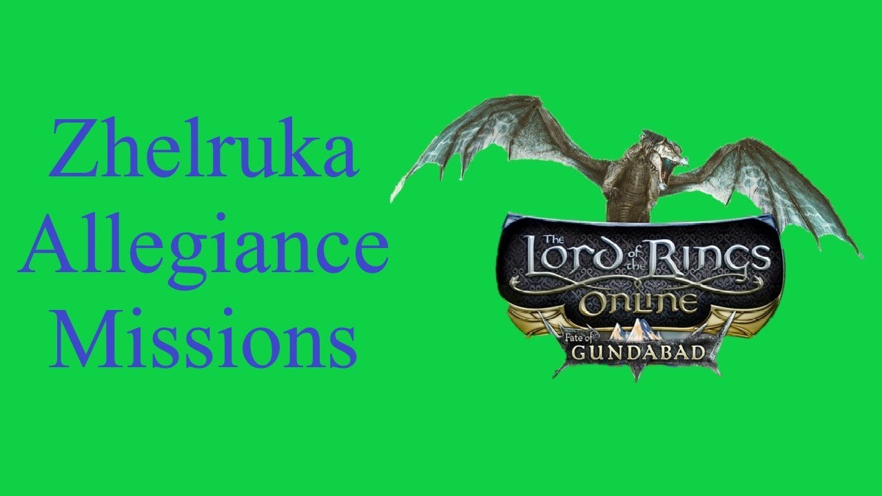 Kevin Plays LOTRO: Zhelruka Allegiance Missions Part 1 - YouTube