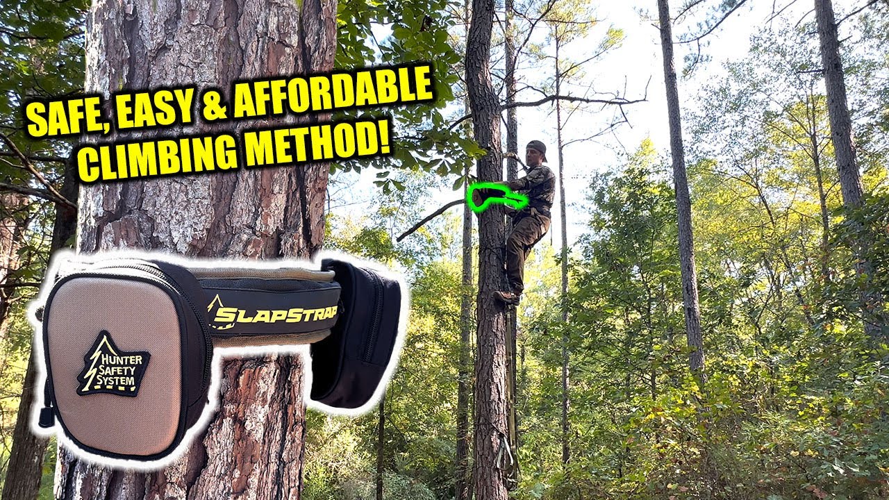 HUNTER SAFETY SYSTEM SLAP STRAP | CLIMBING WITH THE SLAP STRAP! - YouTube