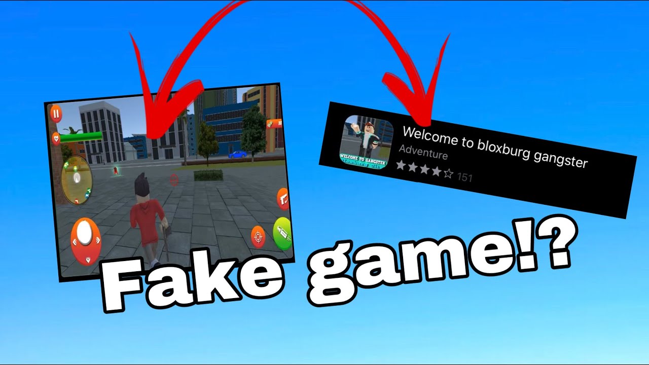 Playing A fake Roblox game! (Not bad as I thought) - YouTube