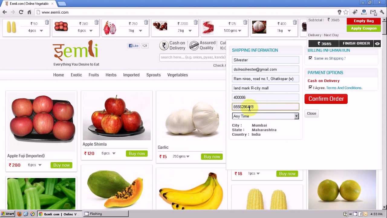 Place order on eemli.com - YouTube