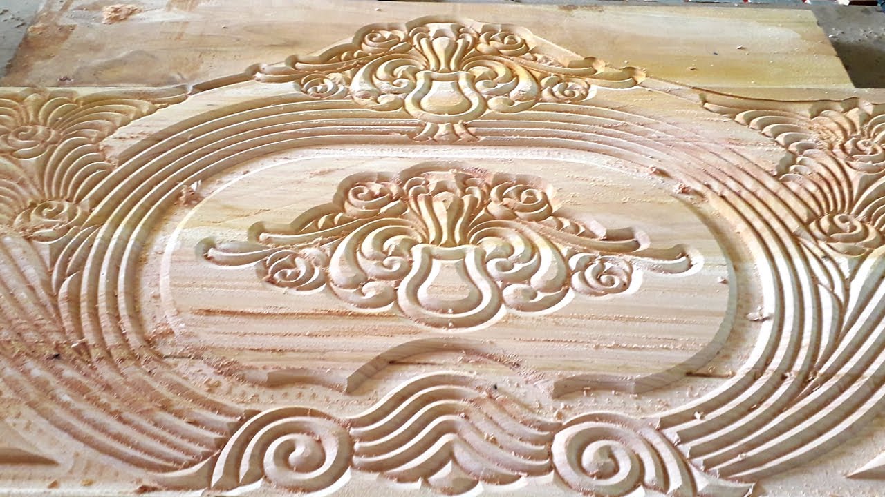 Latest Bed Design with Automatic CNC Router Machine || Video of the Bed ...