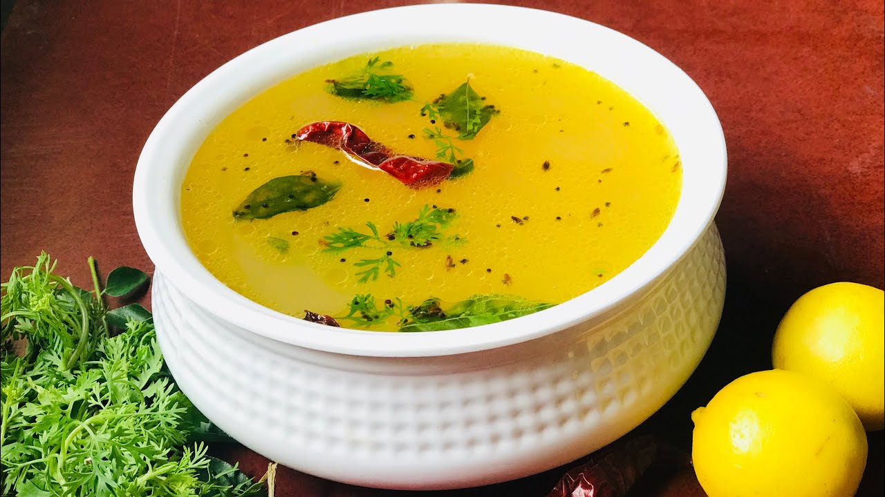 Lemon Rasam Recipe | Nimbu Rasam | Nimmakaya Charu | South Indian Lemon ...