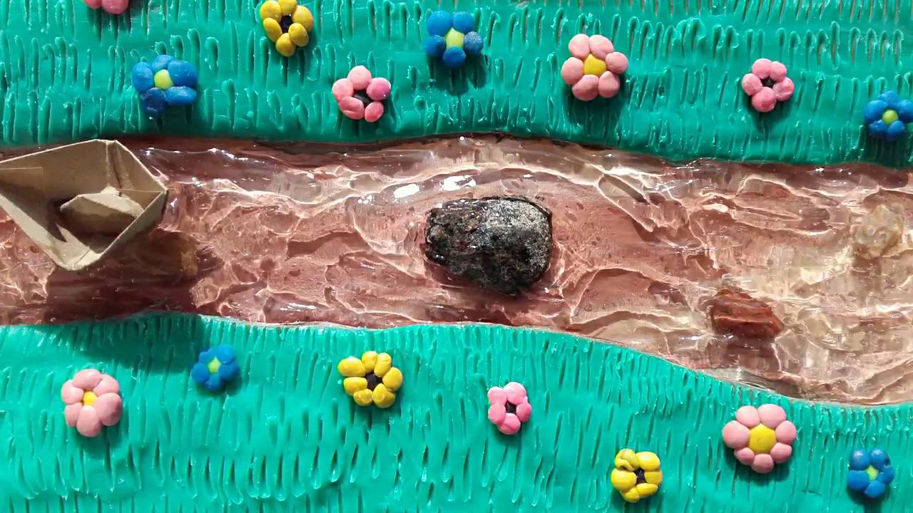Floating boat stop motion movie - YouTube
