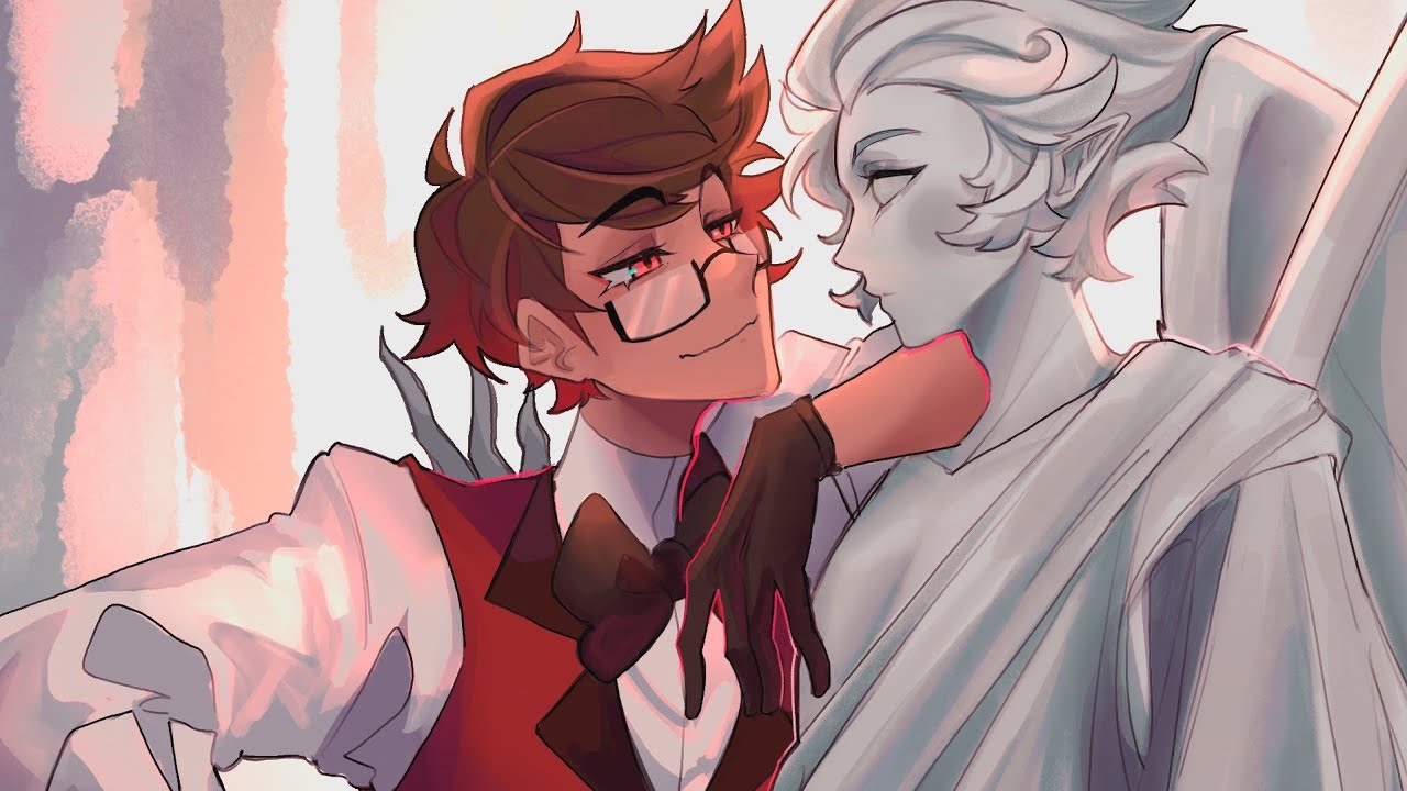 LUCIFER ACARICIA A ALASTOR POR SER TIERNO. (COMIC FANDUB) luci es muy ...