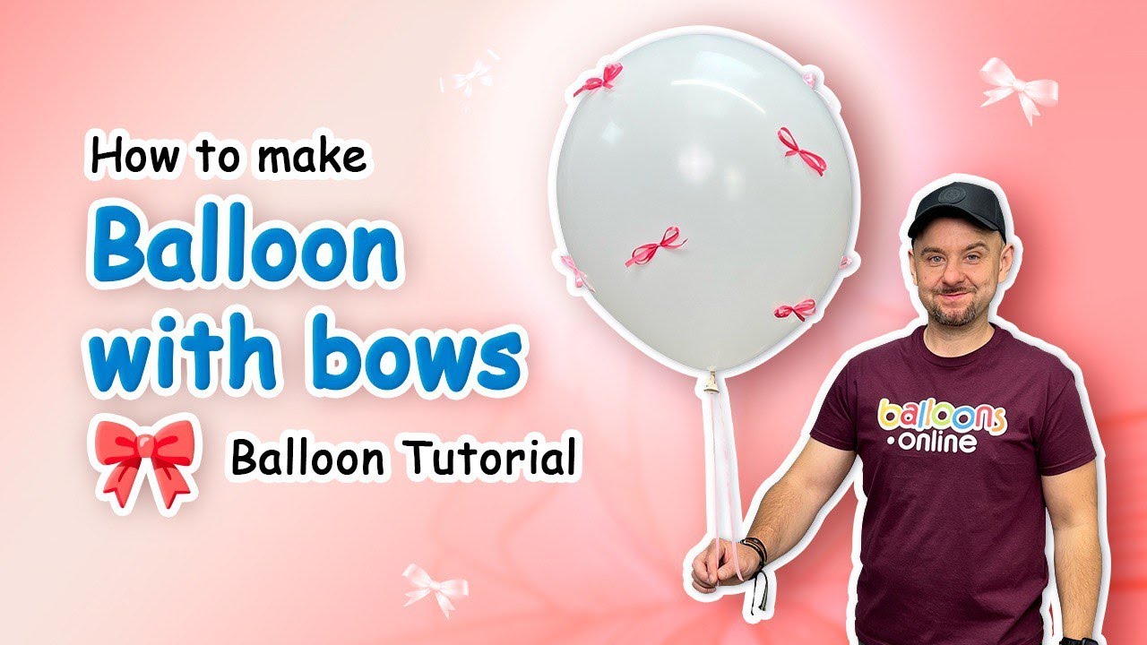 How to make Balloon with bows 🎀 | Balloon Tutorial - YouTube