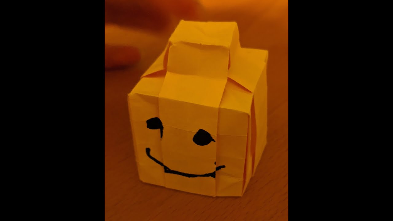 Origami Lego Head (Storm Origami) - YouTube