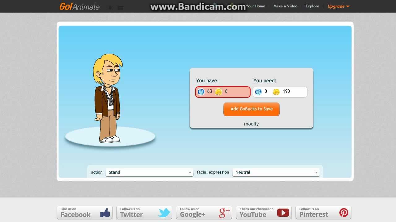 [End Of The World Special 5] How To Make Rigby Joyce On GoAnimate [190 ...