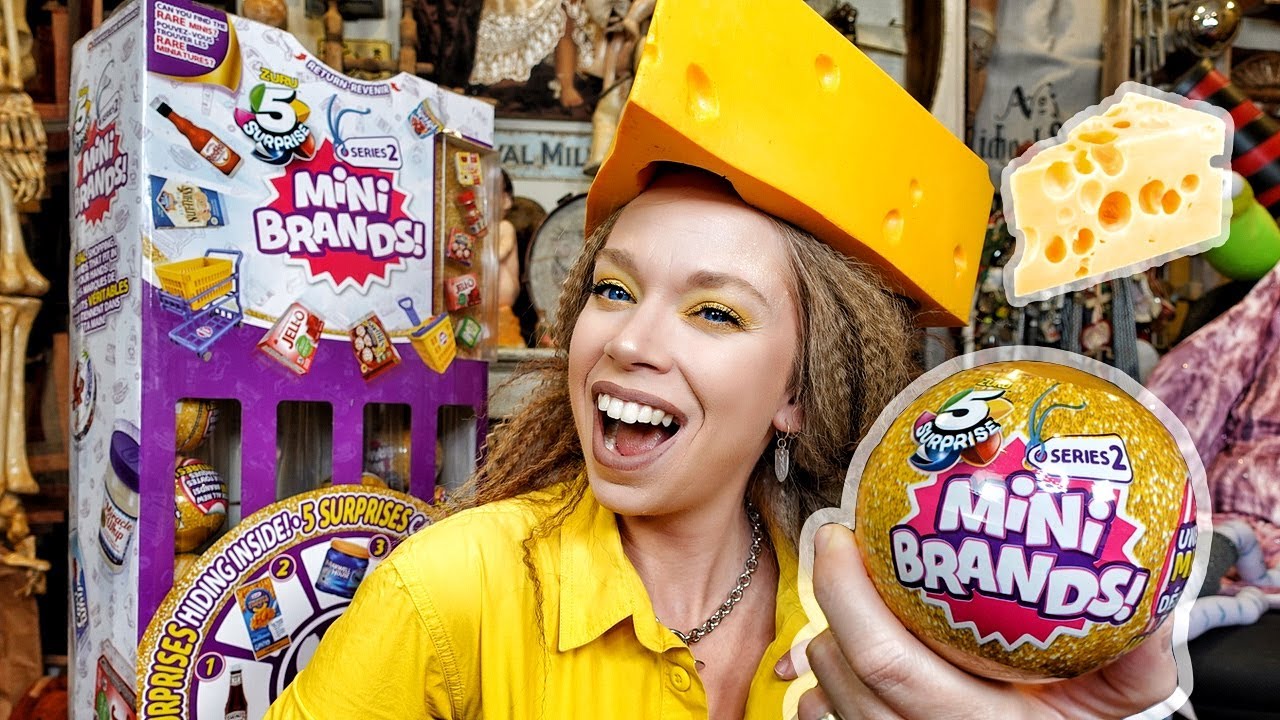 Opening Mini Brands Until I Find The CHEESE WEDGE! (The RAREST Mini ...