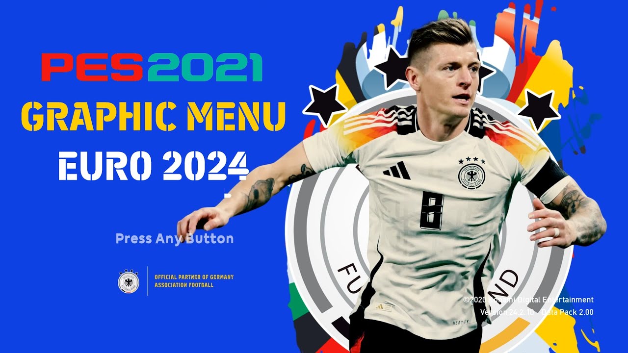 PES 2021 NEW GRAPHIC MENU EURO 2024 - YouTube