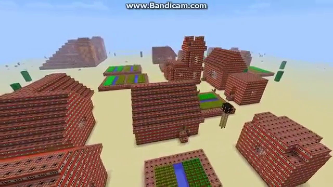 Minecraft - GIANT TNT village V3 - 1K SUB SPECIAL - YouTube