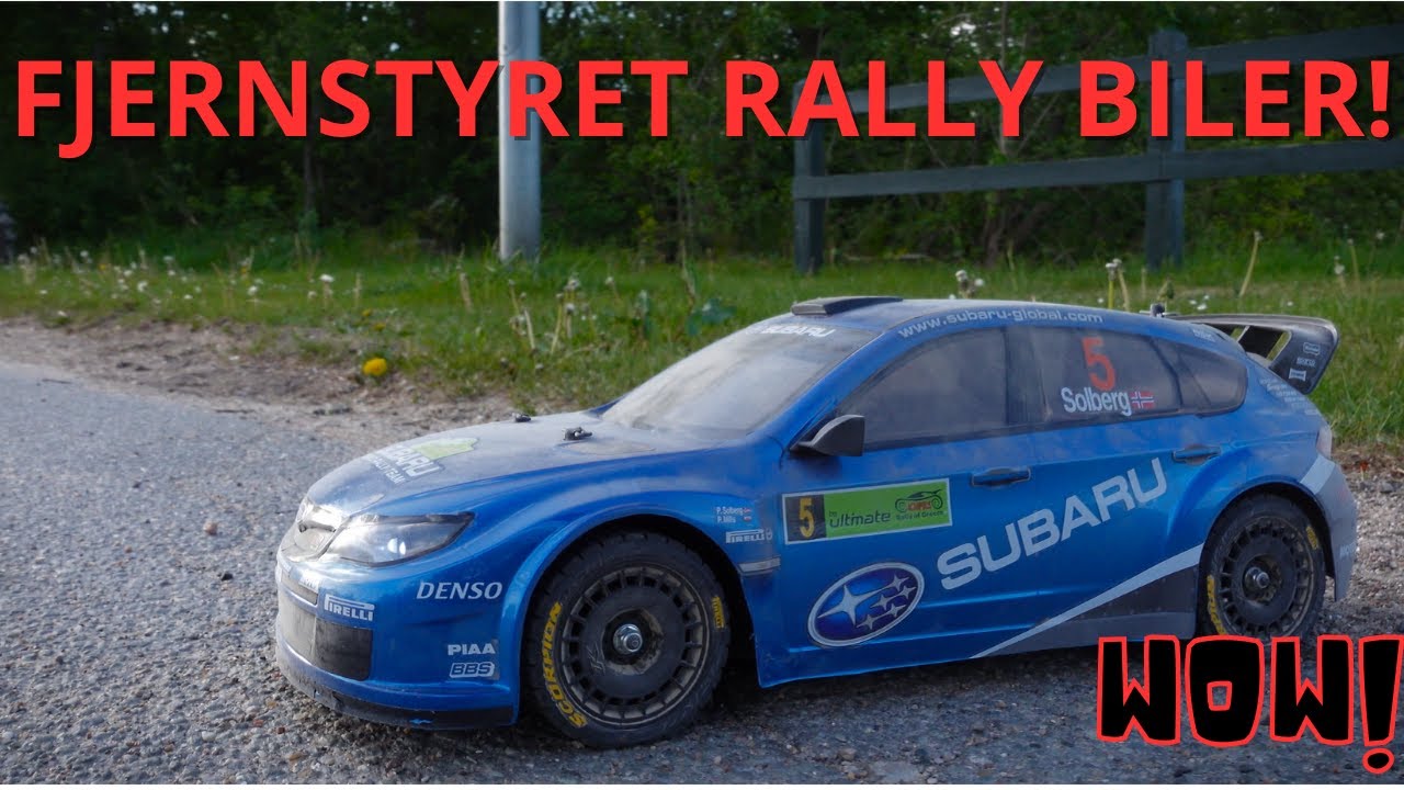VI KØRER MED FJERNSTYRET RALLY BILER - YouTube