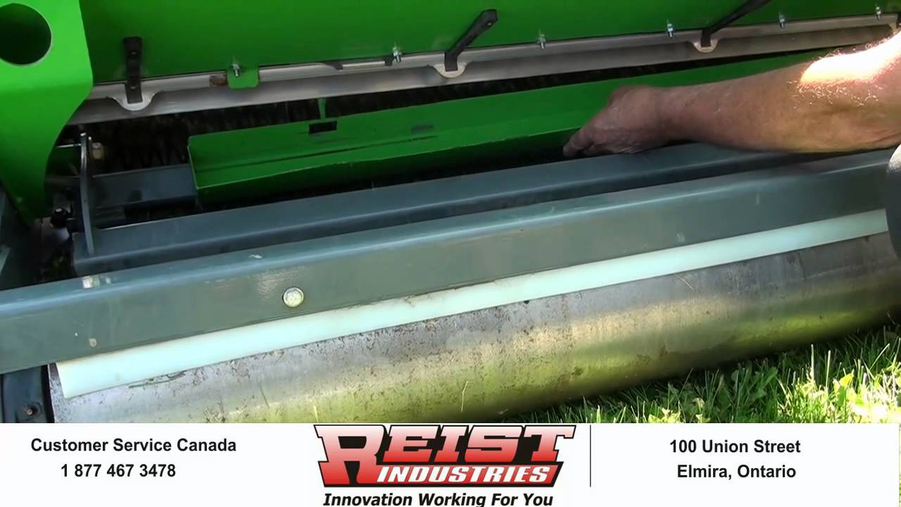 Reist Industries 72 and 96 inch AeraSeeder PTO Driven - YouTube