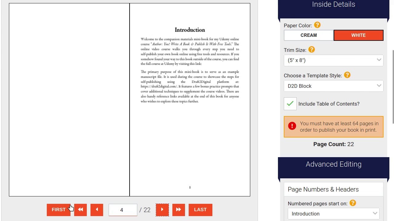 Module 26: (Optional) Setting The Print Book Look And Feel - How To ...