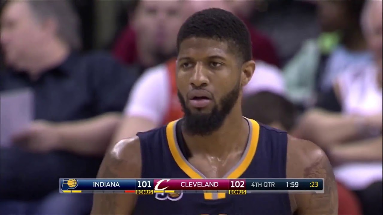NBA - Paul George Highlights - 43 Points vs Cleveland Cavaliers 4th ...