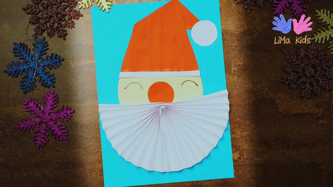 Santa Claus Craft | Christmas Easy Craft - YouTube