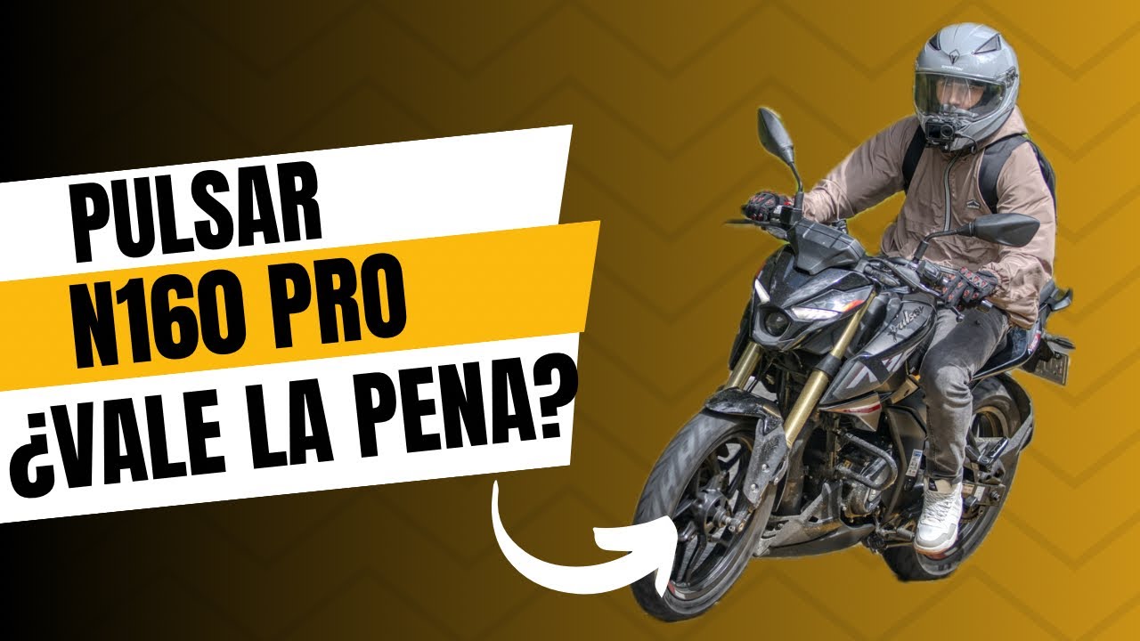 Pulsar N160 Pro a Prueba: ¿Vale la Pena? | Test Ride Completo - YouTube