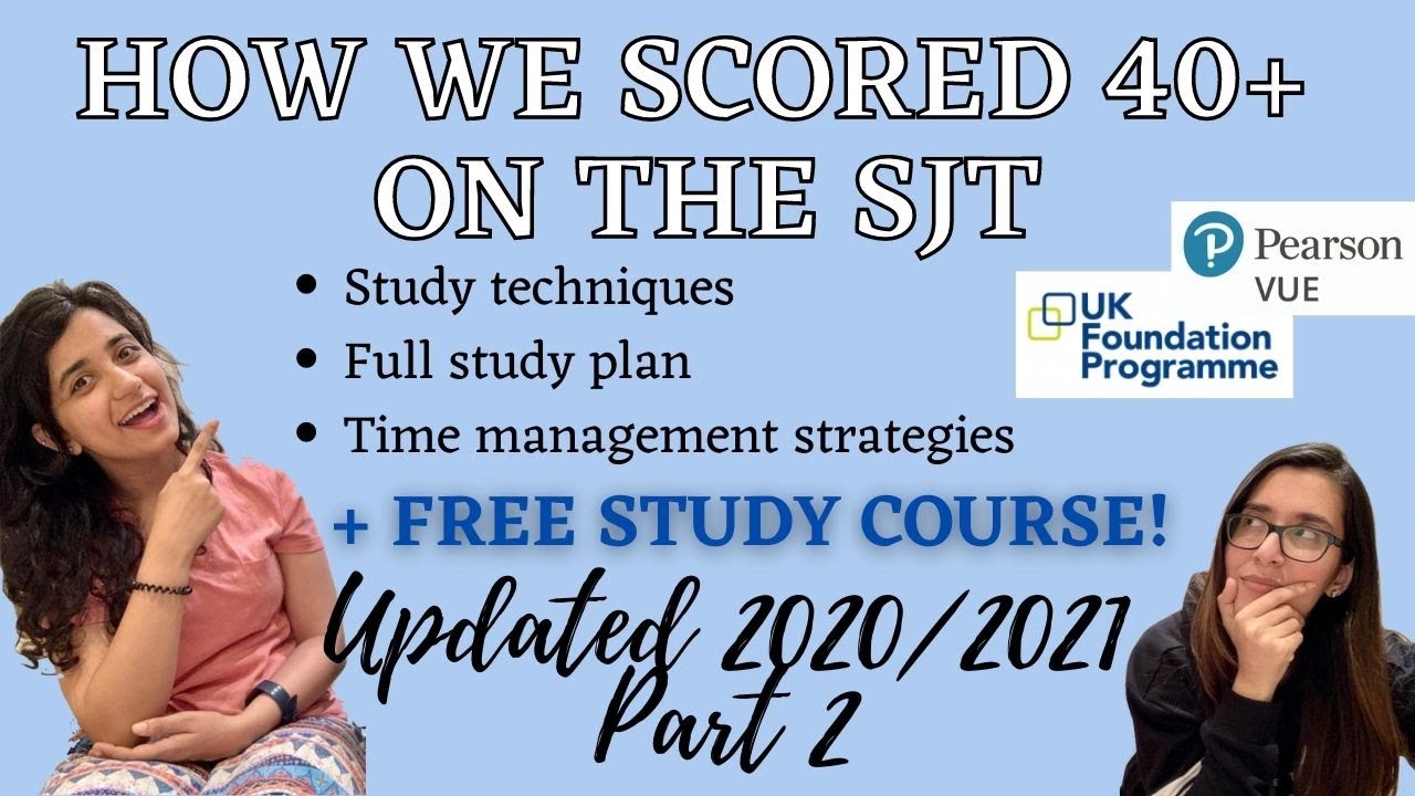 SJT 2021 Study Guide + FREE STUDY COURSE BY US *(UKFP FY1)* - YouTube