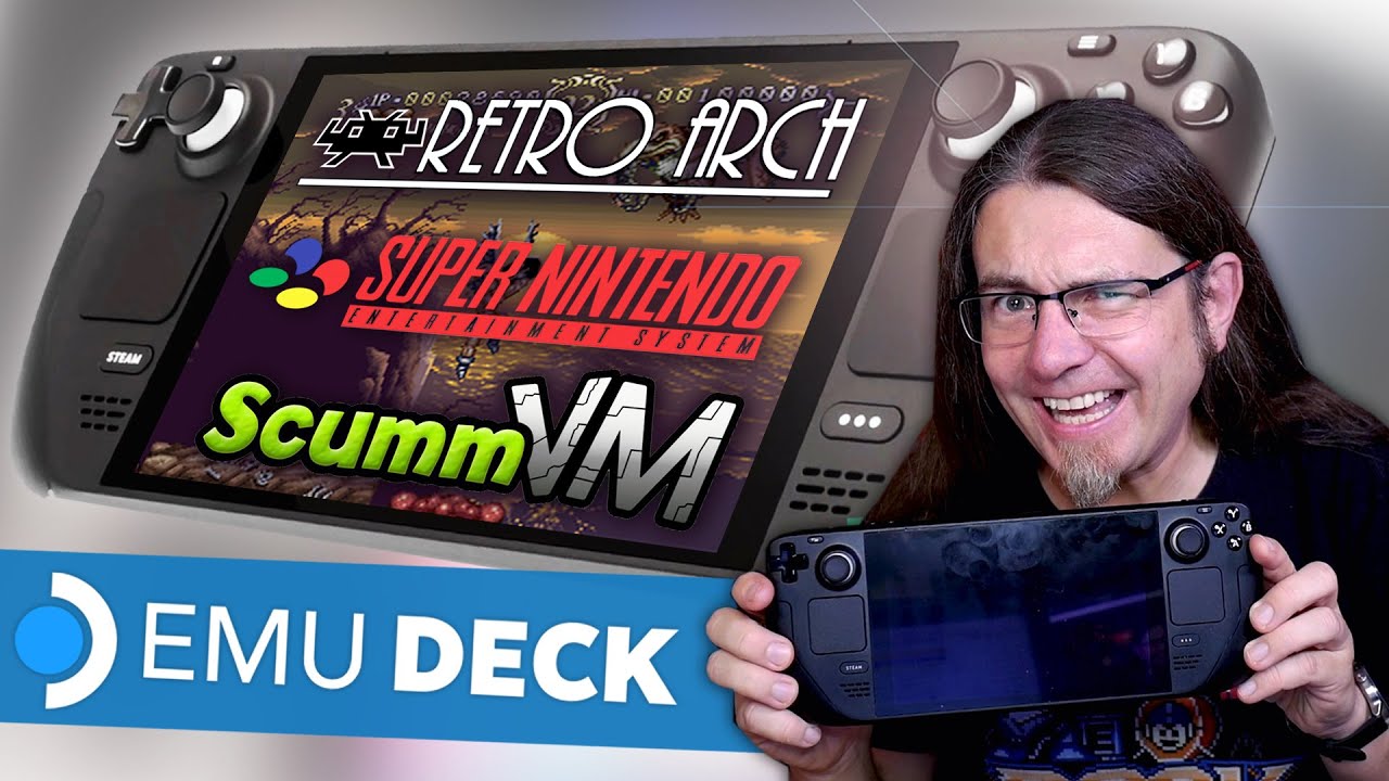 Retrogames EMULATION auf dem STEAM DECK • EMU DECK V0.17 Setup ...