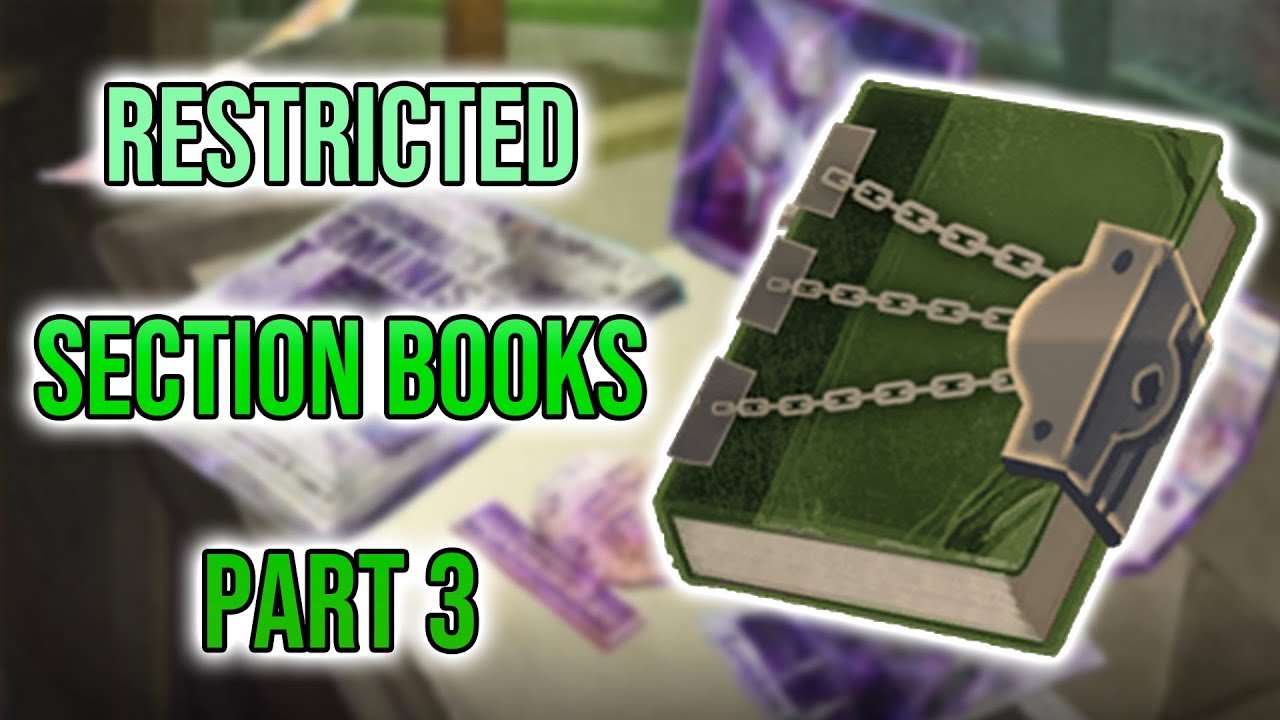 Tips On How To Use Restricted Section Books From The Potter's Calamity ...