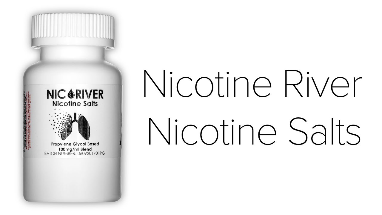 Nicotine River Nicotine Salts - YouTube