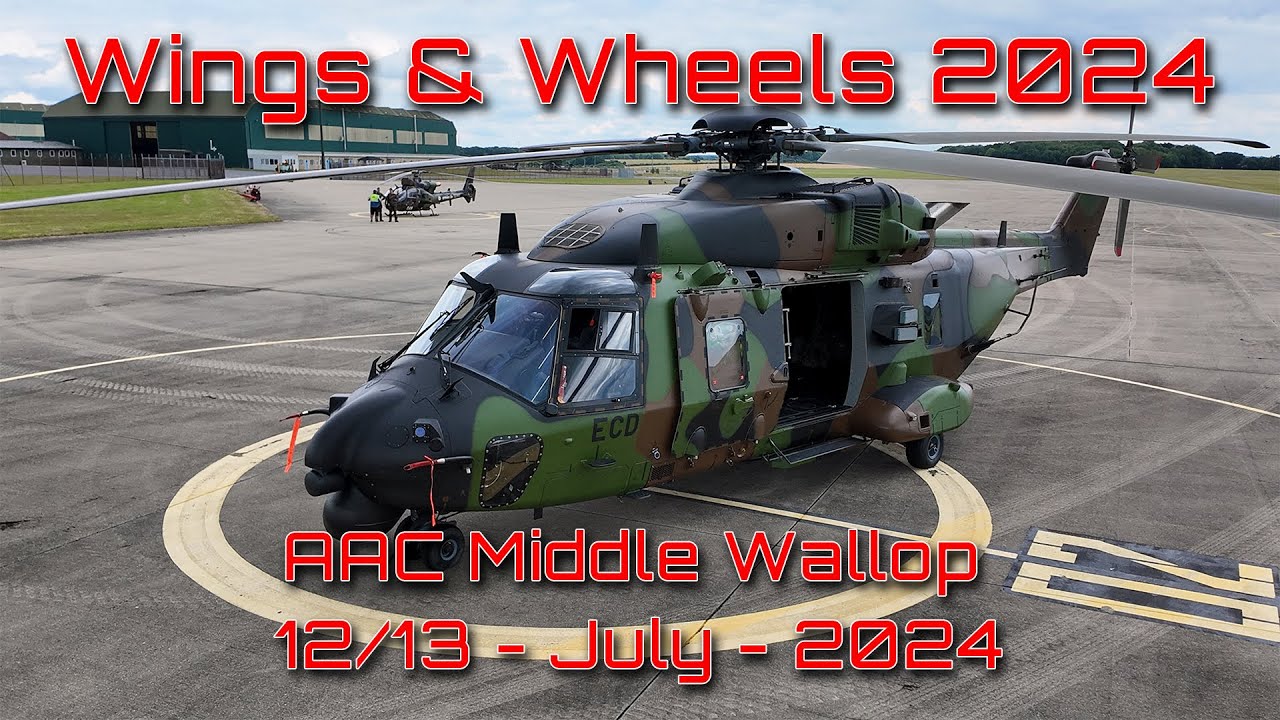 Wings and Wheels at AAC Middle Wallop. an Elevated view of the aviation ...