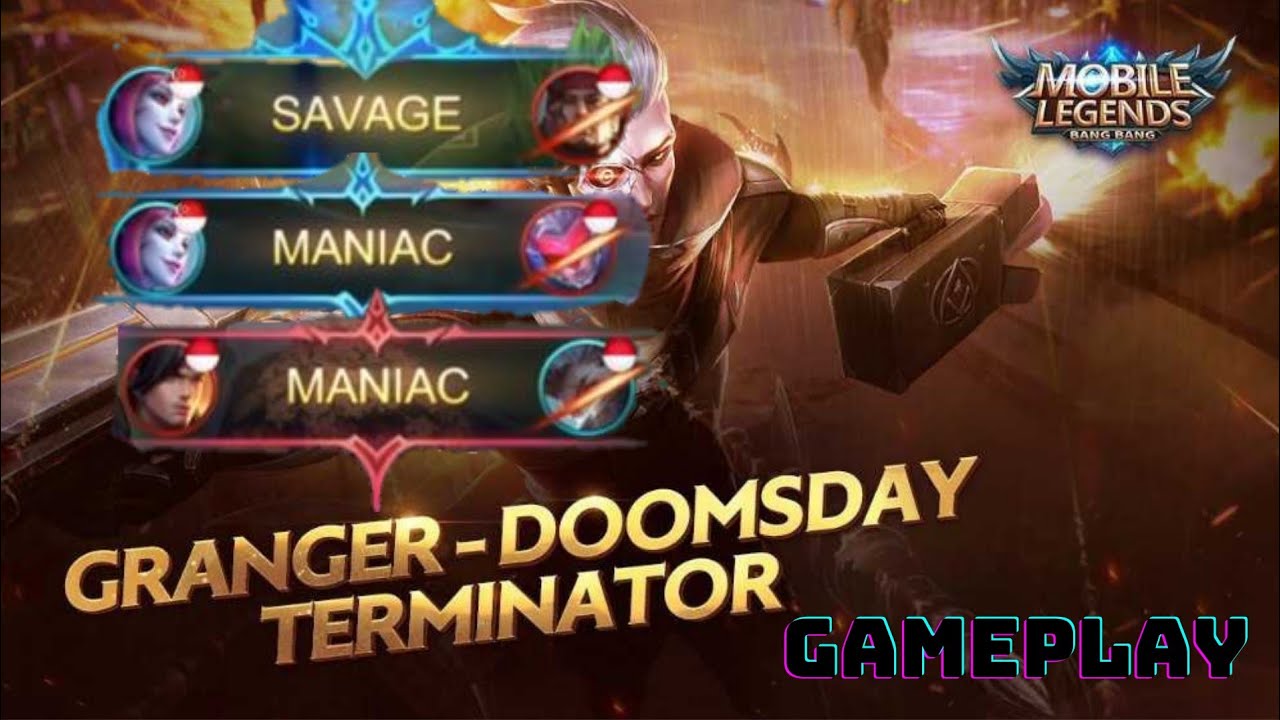 Granger “Doomsday Terminator” Gameplay by Lielbe | MLBB | Intense Match ...