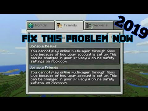 How to fix '' privacy & online safety '' setting in minecraft full ...