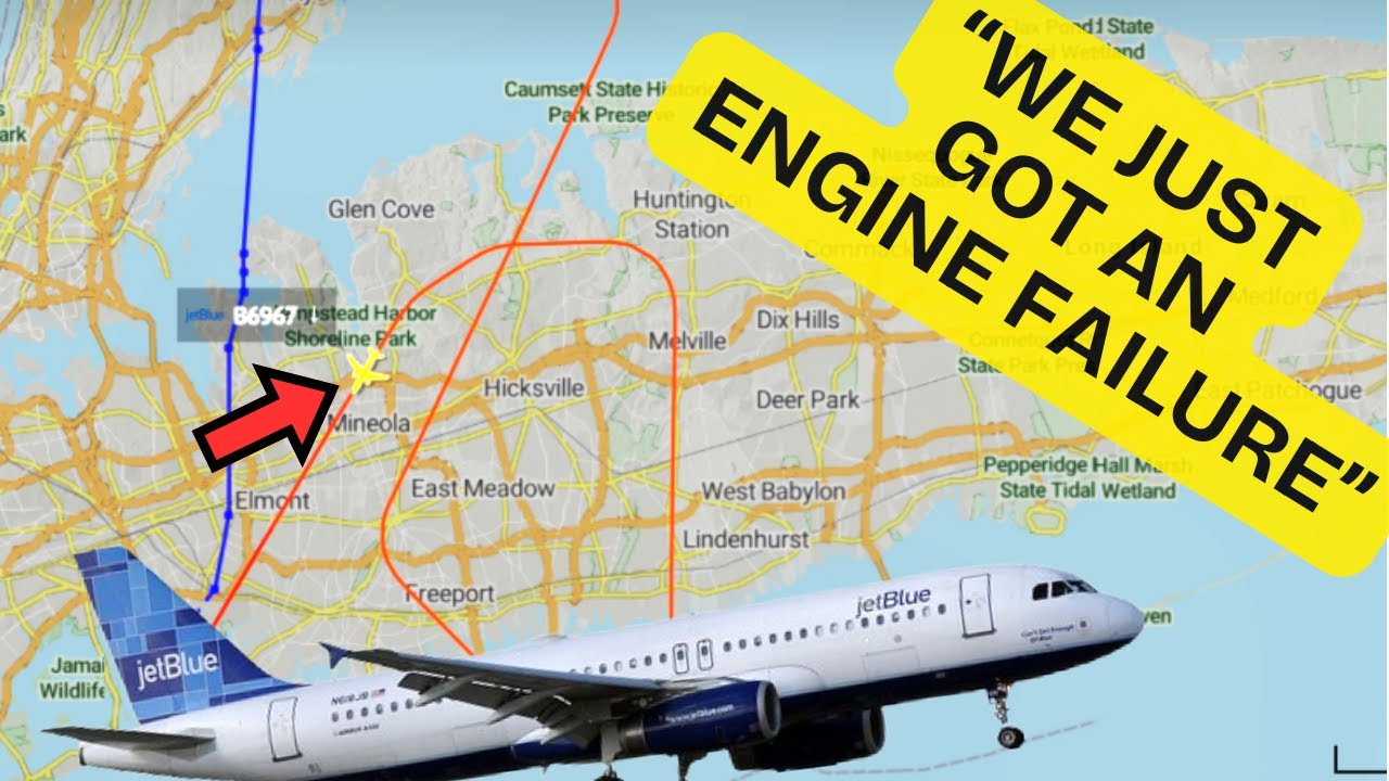 ATC Audio Analysis of ALARMING JetBlue A320 ENGINE FAILURE - YouTube
