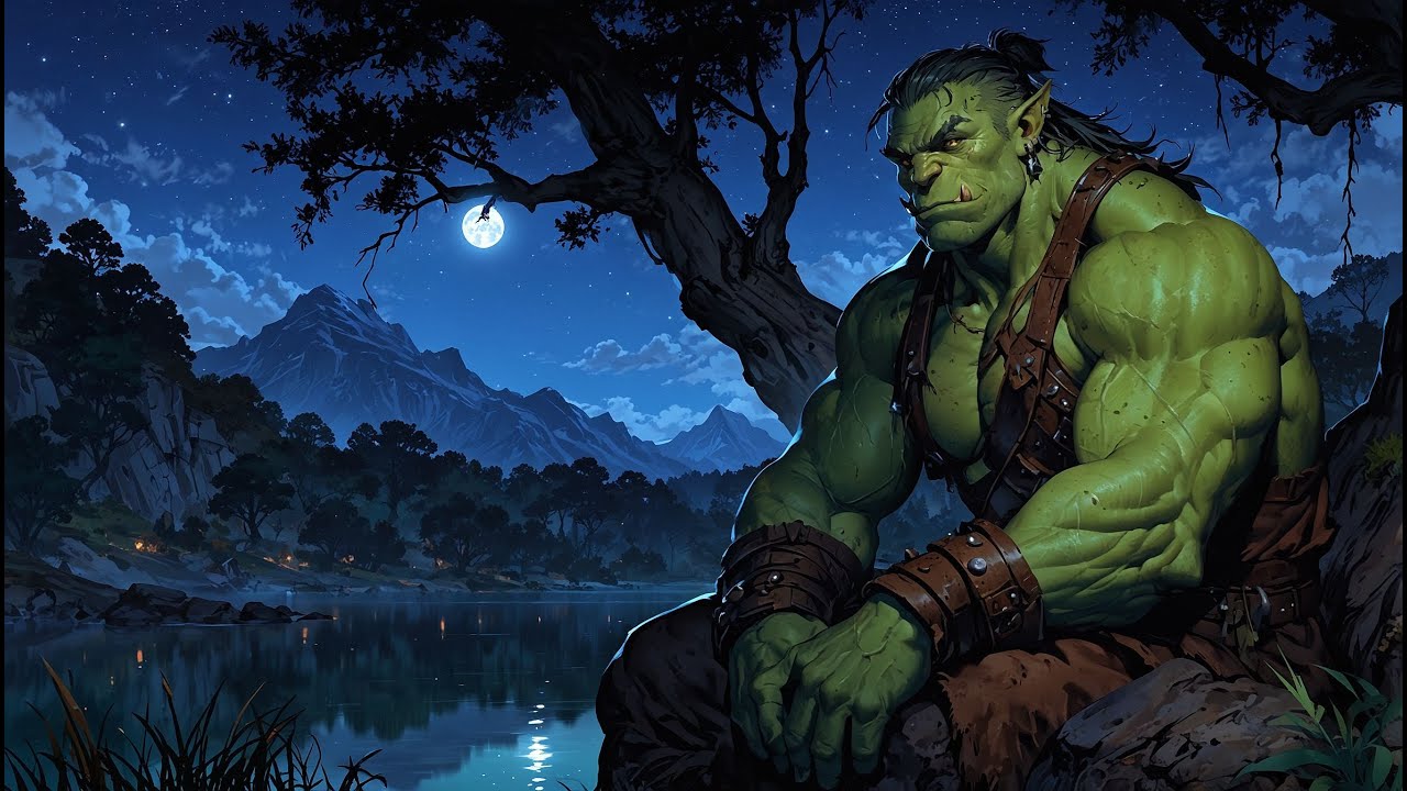 ORC WARRIOR'S NIGHT: RELAXING MEDIEVAL MELODY BY THE RIVER 🌙 - YouTube