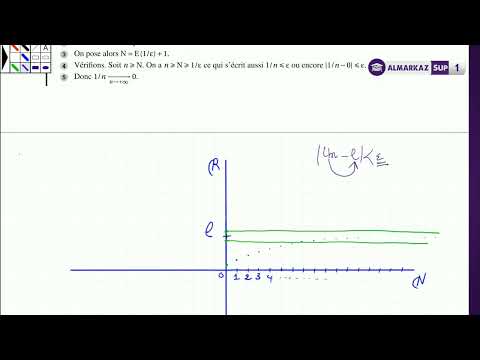 Suites numériques | Séance 2 (Convergence - Limite d'une Suite) - YouTube
