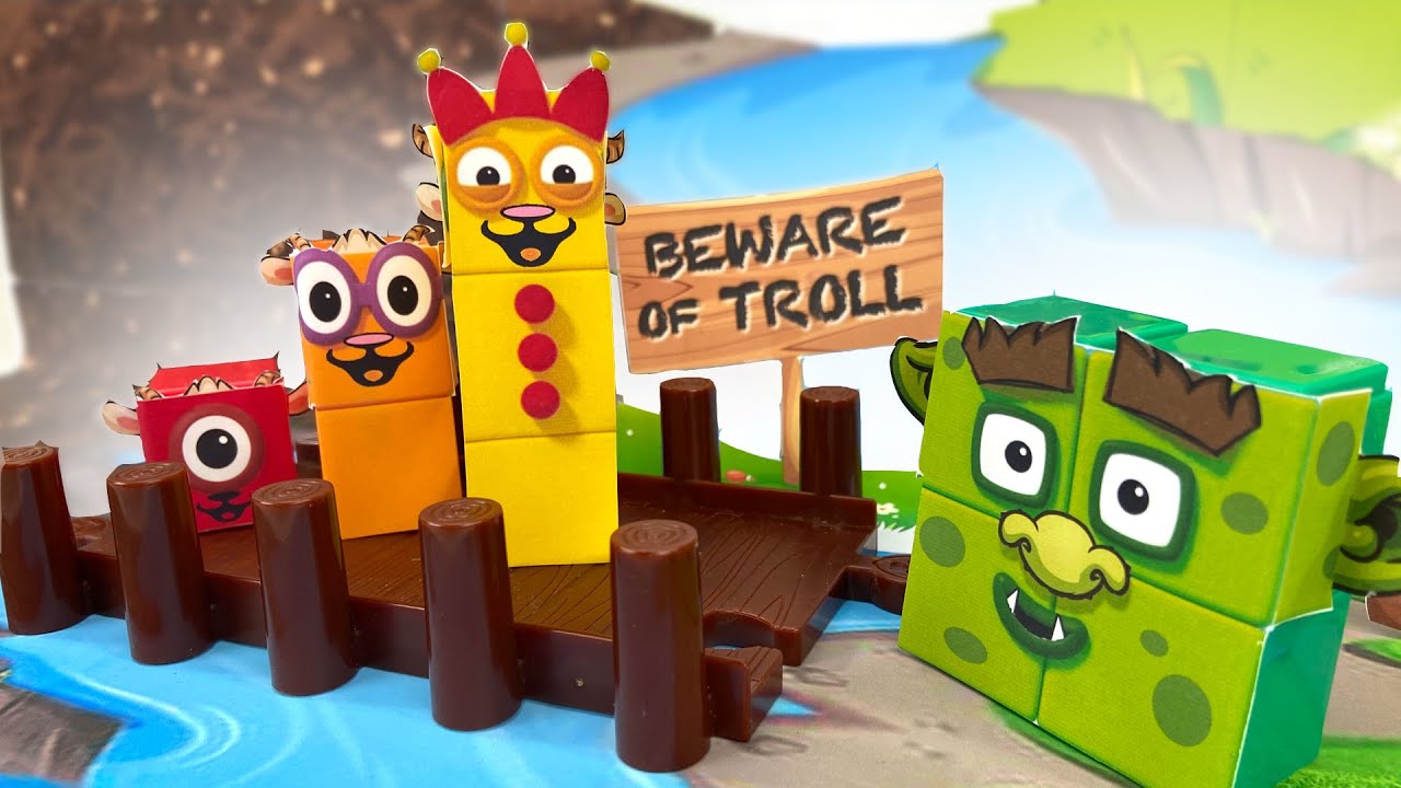 Numberblocks : 3 Blocky Goats Gruff || Keith's Toy Box - YouTube