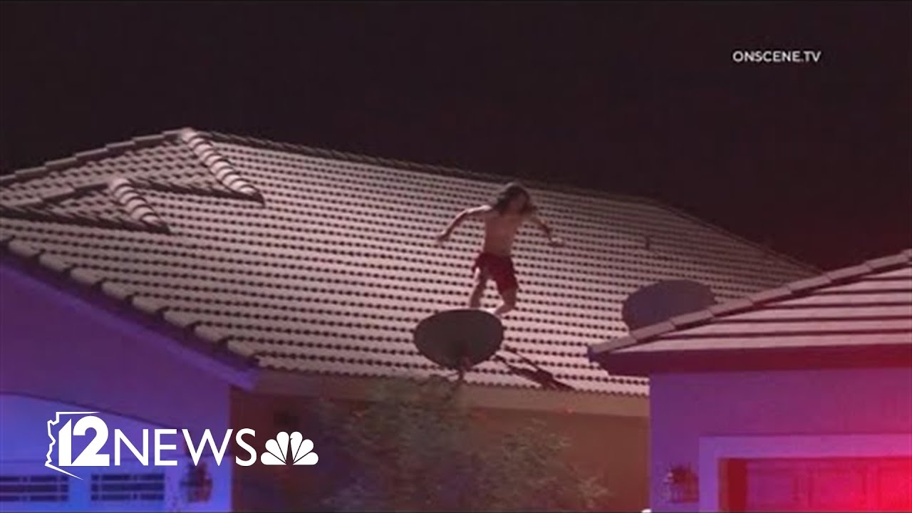 Man hospitalized after jumping roof to roof in south Phoenix ...