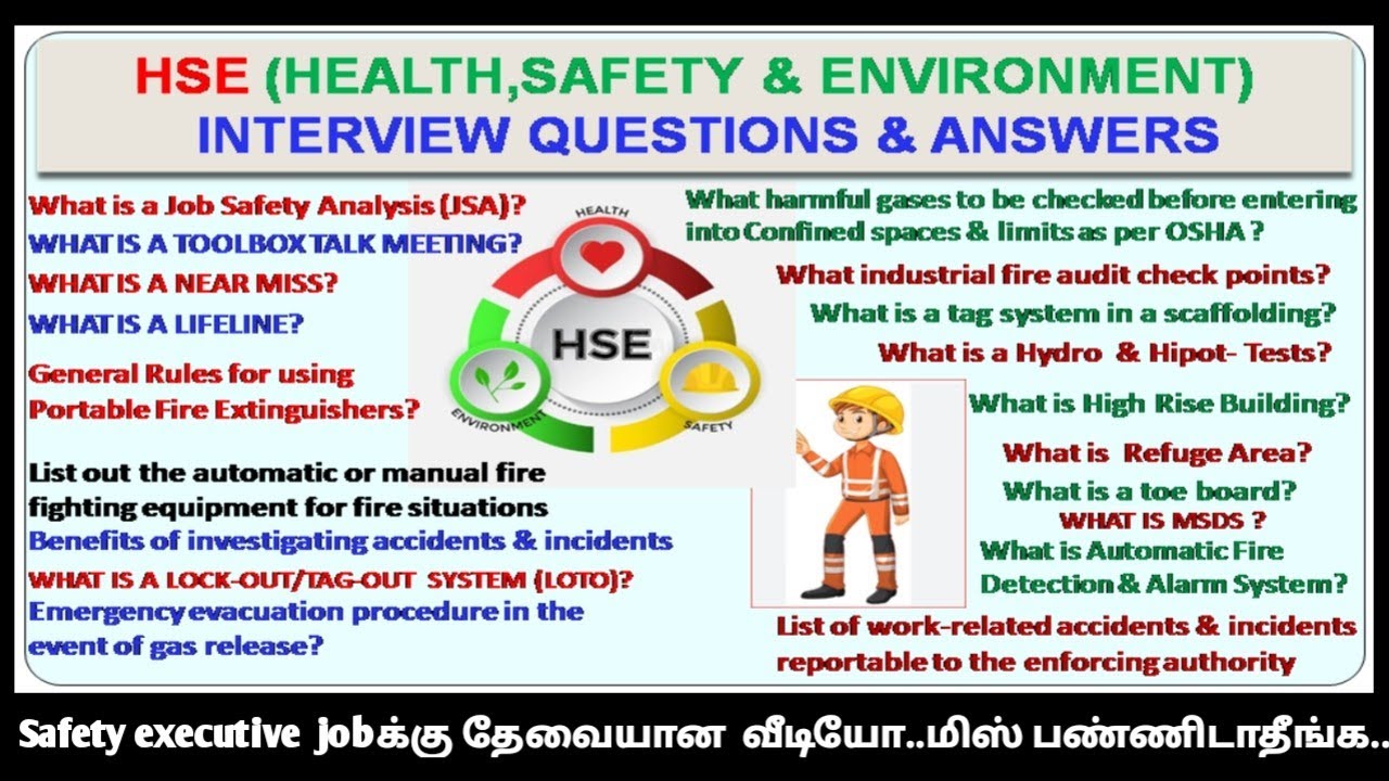 HSE interview questions and answers#tamil - YouTube