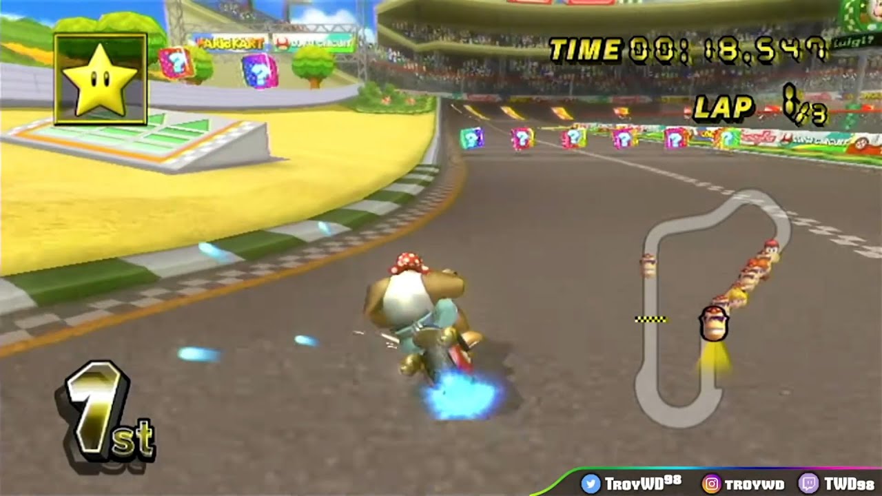 Mario Kart Wii but with pure RNG - YouTube
