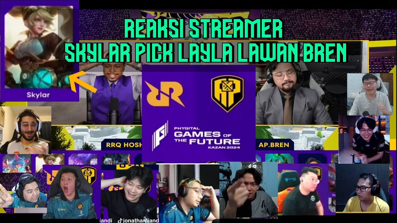 REAKSI PARA STREAMER😱 KETIKA SKYLAR NGETROLL PAKE LAYLA DI TURNAMEN ...