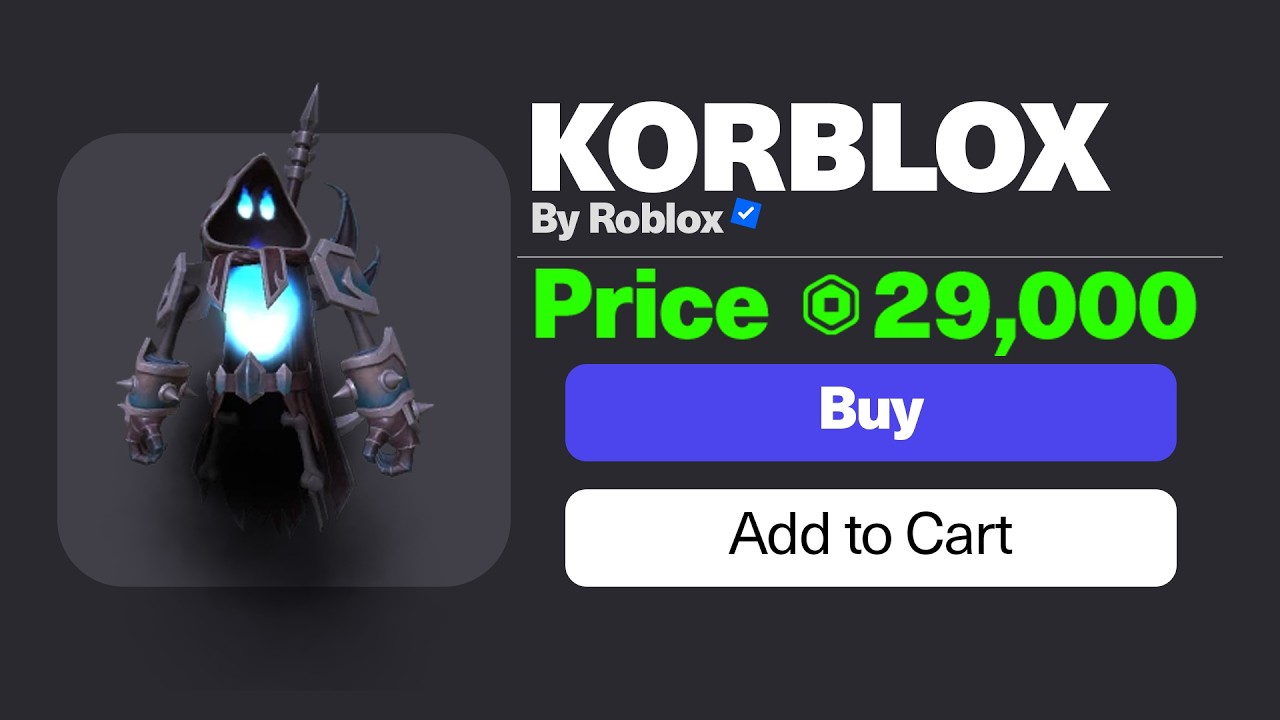 KORBLOX DEATHWALKER IS BACK *BUY NOW* - YouTube