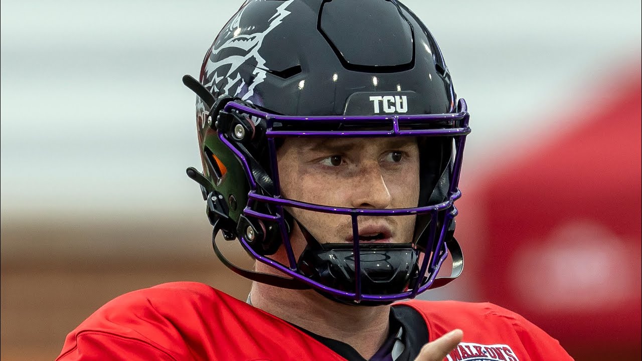 New LA Chargers QB Max Duggan Highlights, Senior Bowl, TCU - YouTube