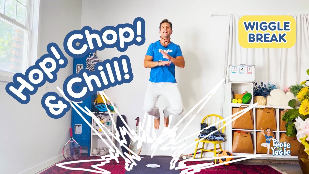 Wiggle Break 7: Hop, Chop, and Chill | High Energy Kids Movement Brain ...
