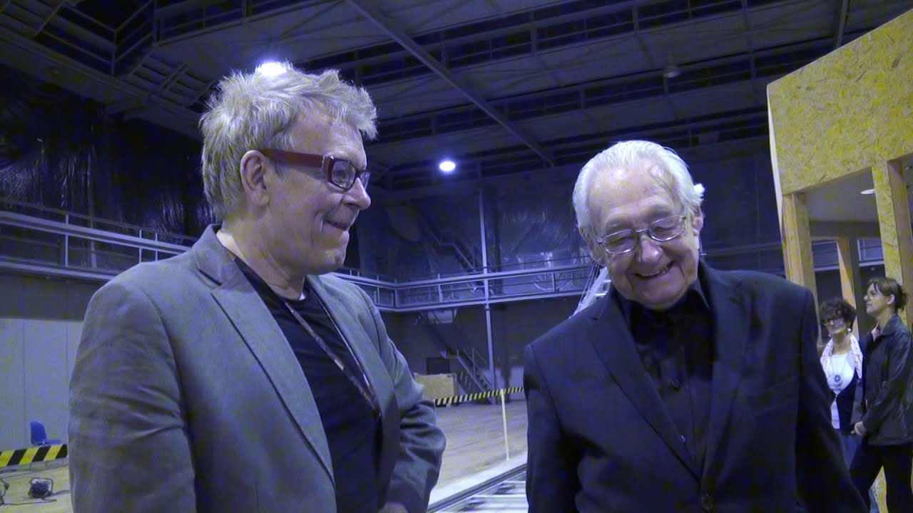 Zbig Rybczynski and Andrzej Wajda, Two-Oscar-Winner-Meeting, Wroclaw ...