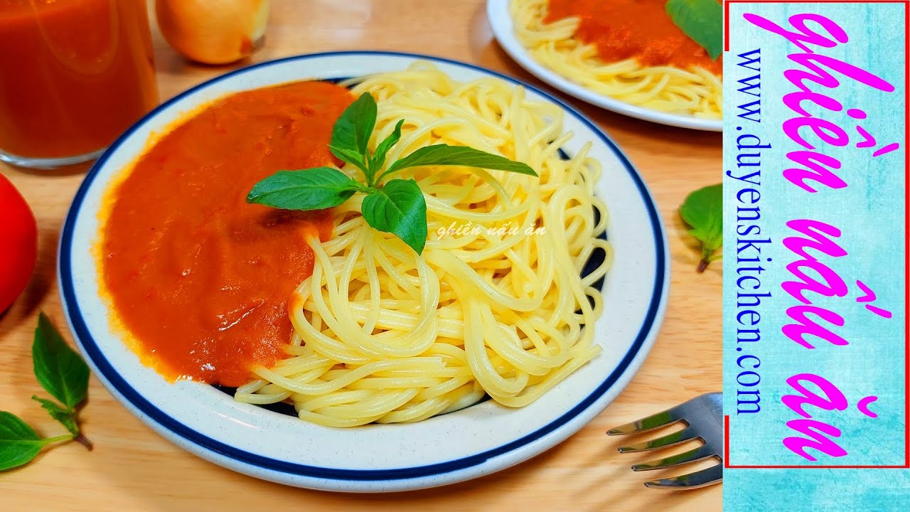 Sốt Mì Ý Chay | Vegan Spaghetti Sauce | Món Ăn Chay By Duyen's Kitchen ...