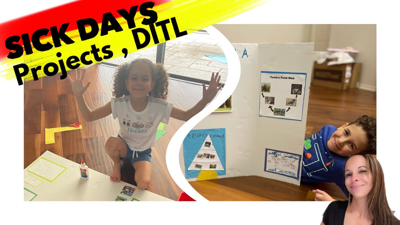 How to Homeschool on Sick Days || DITL || TGTB Science Projects ...